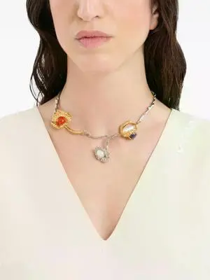 Marni Flower Charm Necklace
