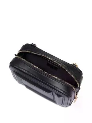 LANCEL Angele Leather Crossbody Bag - Black
