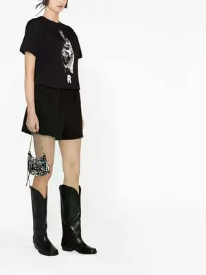 Raf Simons Graphic Print Cotton T-shirt