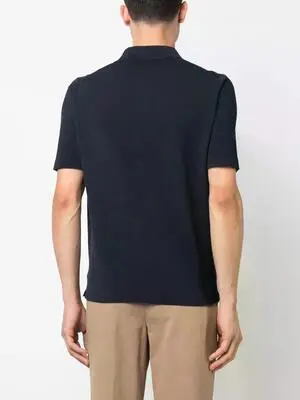 DELL'OGLIO Open-placket Cotton Polo Shirt