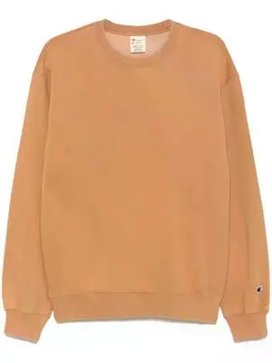 Champion Logo-patch Sweatshirt - Orange