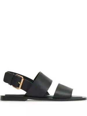 MANSUR GAVRIEL Double Strap Slingback Sandals - Black