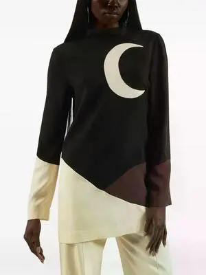 TALLER MARMO Moon Print Mini Dress