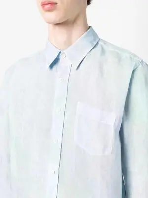 120% Lino Button-up Linen Shirt