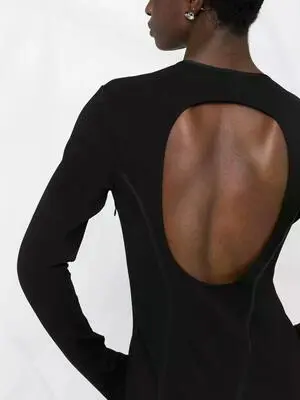 TOM FORD Keyhole Detail Midi Dress