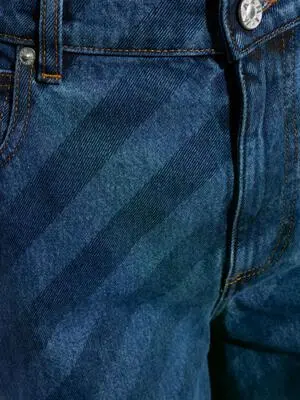 Marni Striped Wide-leg Jeans