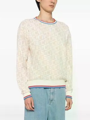 Gcds Intarsia-knit Logo Jumper
