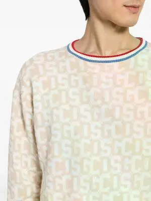 Gcds Intarsia-knit Logo Jumper