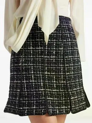 GENNY Tweed Panelled Mini Skirt