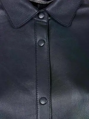 THE JACKIE LEATHERS Button-up Leather Shirt