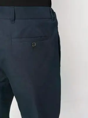Alexander McQueen Drawstring Waist Cotton Trousers