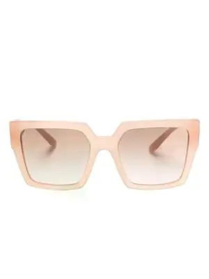 Dolce & Gabbana Square Frame Sunglasses With Logo Plaque