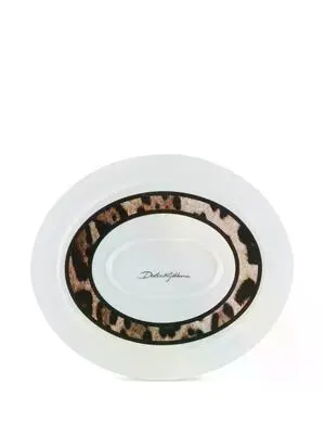 Dolce & Gabbana Porcelain Leopard Platter