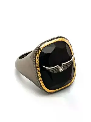 Zadig&Voltaire Rock Square Signet Ring - Silver