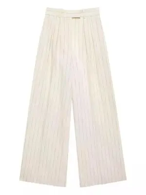 ANINE BING Lou Pinstripe-pattern Trousers