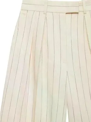 ANINE BING Lou Pinstripe-pattern Trousers