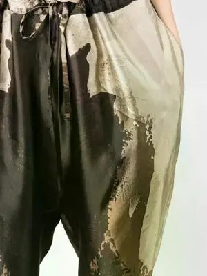 Masnada Graphic Print Tapered Trousers