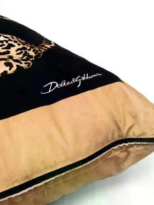 Dolce & Gabbana Leopard-print Detail Cushion