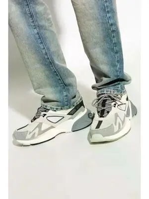 Amiri Ma Runner Calf Leather Sneakers - Grey