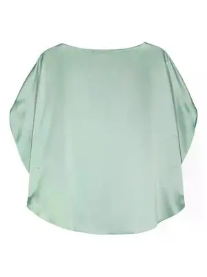 GIANLUCA CAPANNOLO Satin-finish Blouse - Green