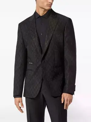 Philipp Plein Monogram-pattern Blazer