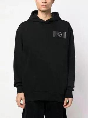 PLEIN SPORT Logo Patch Long Sleeved Hoodie