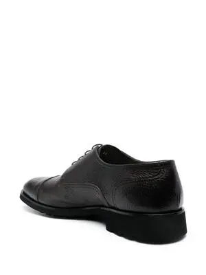 Casadei Anticato Leather Derby Shoes - Brown