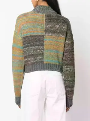 DESTREE Colourblock Mélange-knit Jumper