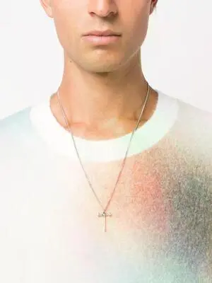 Emanuele Bicocchi Cross Pendant Necklace