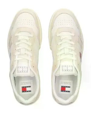 Tommy Hilfiger Two-tone Leather Lace-up Trainers