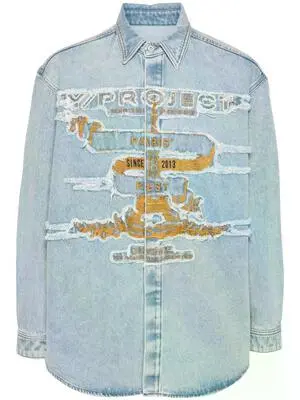 Y/project Paris Best Patch Denim Shirt