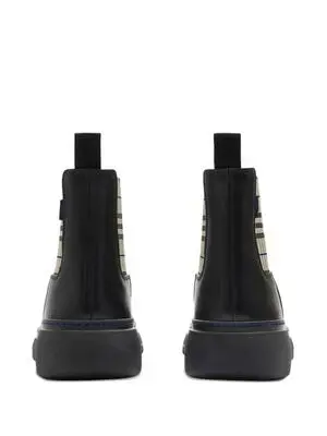 Burberry Calf Leather Chelsea Boots