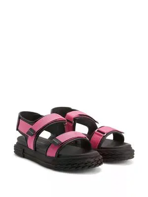 GIUSEPPE ZANOTTI Touch-strap Sandals - Black