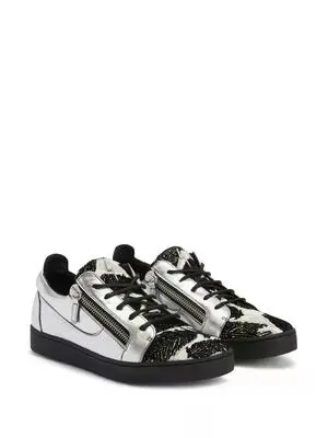 GIUSEPPE ZANOTTI Frankie Low-top Sneakers - Silver