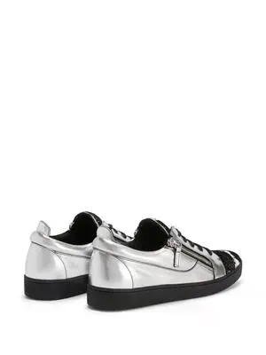 GIUSEPPE ZANOTTI Frankie Low-top Sneakers - Silver