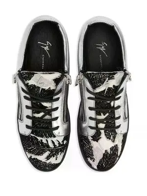 GIUSEPPE ZANOTTI Frankie Low-top Sneakers - Silver
