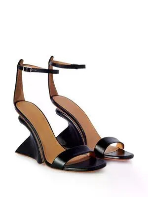 Off-White Jug Wedge-heel Leather Sandals