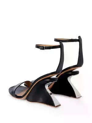 Off-White Jug Wedge-heel Leather Sandals