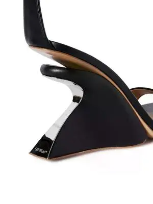 Off-White Jug Wedge-heel Leather Sandals