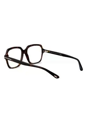 TOM FORD Tortoiseshell Square Frame Glasses