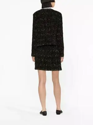 Fabiana Filippi Collarless Tweed Jacket
