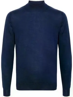 Fedeli Cashmere-silk Blend Mock Neck Jumper