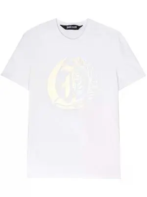 Just Cavalli Logo-print Cotton T-shirt - White