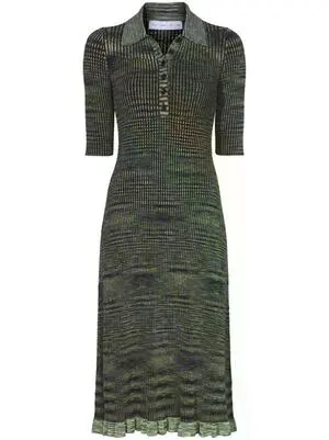 Proenza Schouler White Label Space-dye Polo Dress