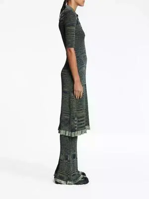 Proenza Schouler White Label Space-dye Polo Dress