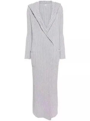 TEDDY CASHMERE Amalfi Chunky Knit Cashmere Cardigan - Grey