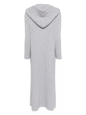 TEDDY CASHMERE Amalfi Chunky Knit Cashmere Cardigan - Grey