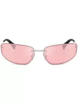 Miu Miu Cat Eye Glasses - Silver