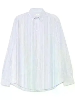 Bally Cotton Long-sleeves Shirt - Blue