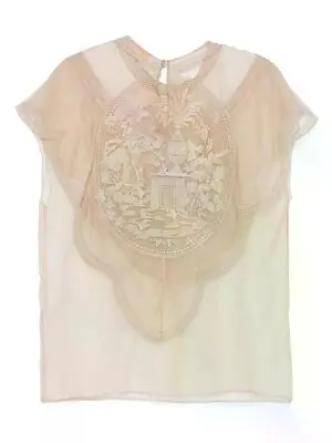Elie Saab Embroidered Blouse